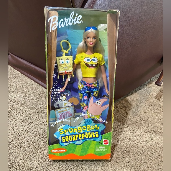 Mattel | Toys | Barbie Spongebob Squarepants Blonde Doll Charm 202 ...
